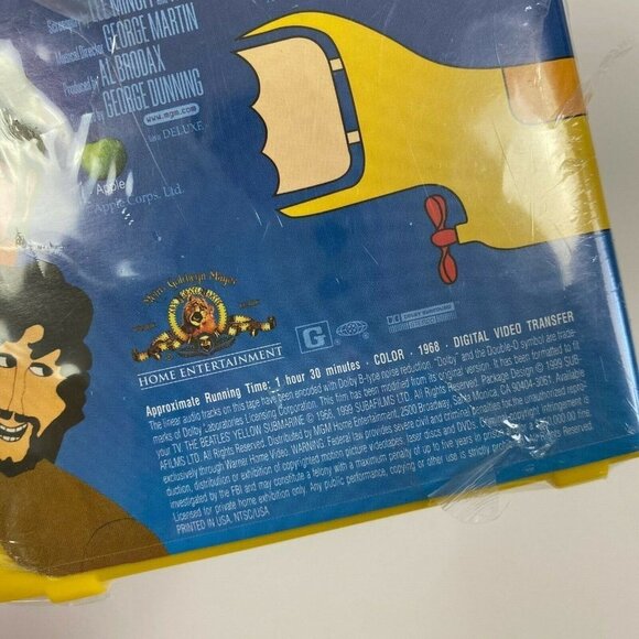 The Beatles | Media | The Beatles Yellow Submarine Vhs Sealed 968 Color ...